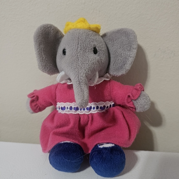 Gund | Toys | Gund Babar Queen Celeste Elephant Plush 6on Vintage 991 ...